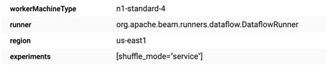 How To Activate Dataflow Shuffle Service Through Gcloud Cli Stack