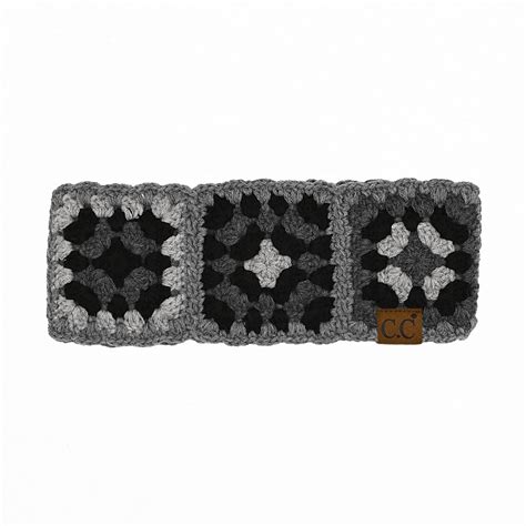 Cc Handmade Colorful Crochet Pattern Head Wrap