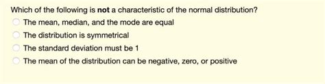 Solved Which Of The Following Is Not A Characteristic Of The Chegg