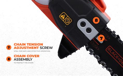 BLACK+DECKER GKC1820L20 20V 20cm/8'' Cordless Electric Chainsaw with 3. ...