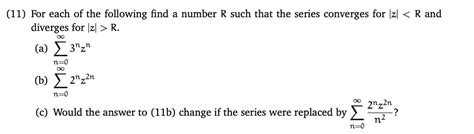 Solved For Each Of The Following Find A Number R Such Chegg