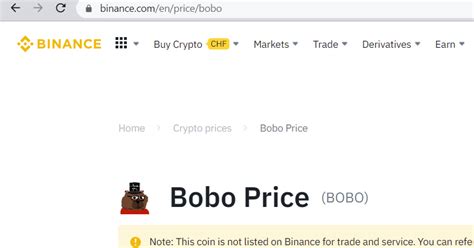 🐻bobo🐻 On Twitter Bobo Price Chart Is Now Traceable On Binance