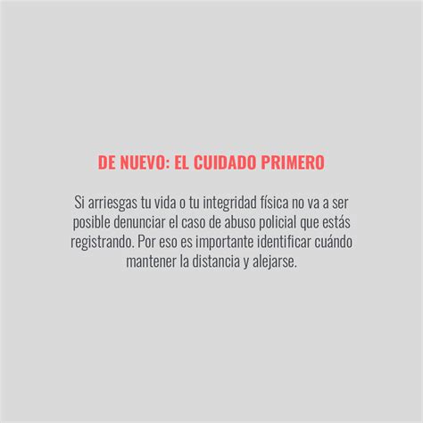 Mutante ¿cómo Registrar Un Abuso Policial
