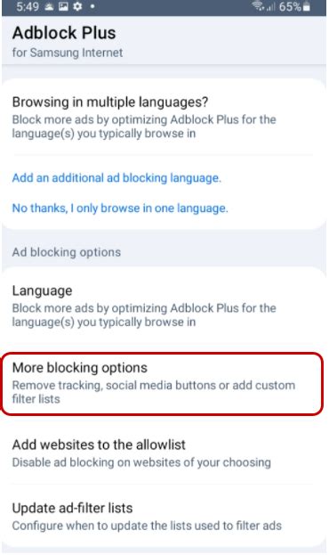 Abp For Samsung Internet Best Ad Blocker For Android Adblock Plus