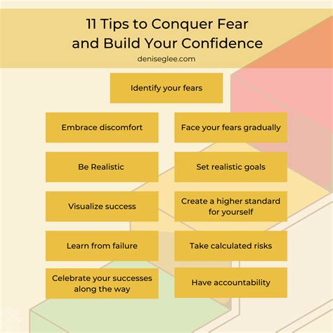 11 Tips To Conquer Fear And Build Your Confidence