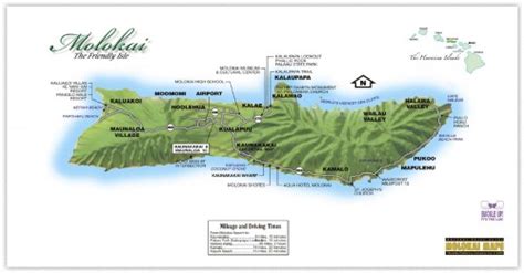 Molokai Island Map The Dreamstress