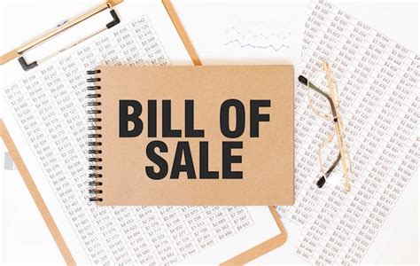 Premium Photo Craft Colour Notepad With Text Bill Of Sale Notepad