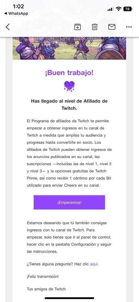 Younes Wendy On Twitter YAAAAAAAAYYYYY Somos Afiliados Lo Logramos Twitch Https