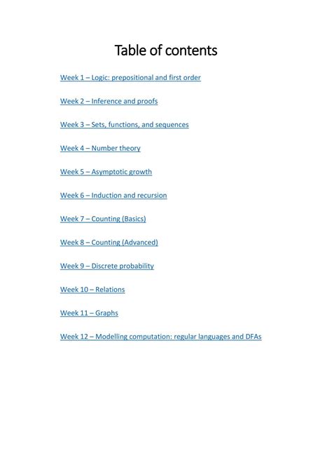 final revision math1064 discrete mathematics for computation usyd