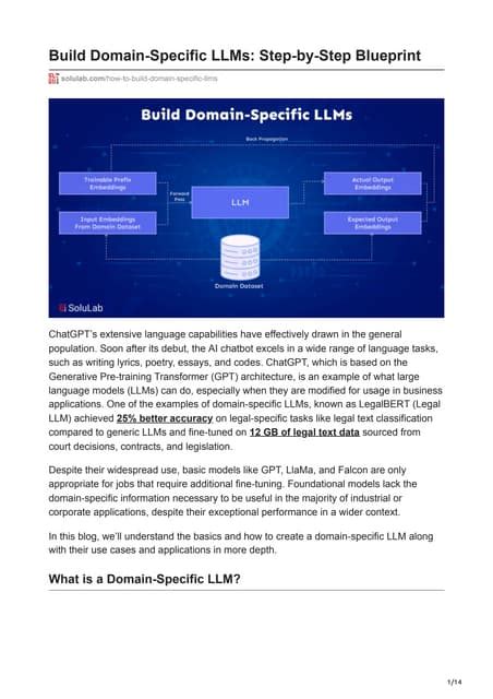 create custom llms for your enterprise step by step pdf
