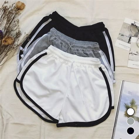 여성 트레이닝 돌핀 숏 팬츠 에이블리