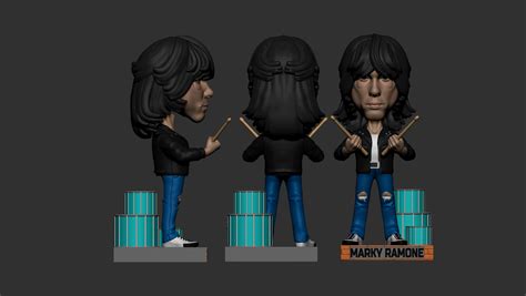 Stl File Stl Marky Ramone 3d Print Model・template To Download And 3d