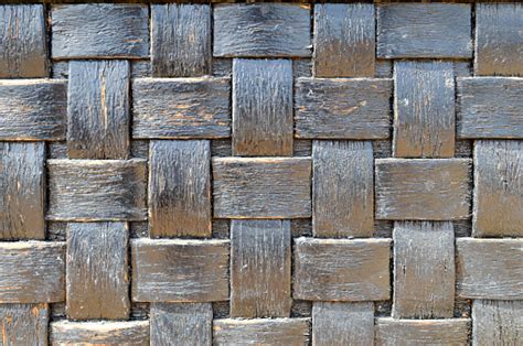 체크 무늬 어두운 블루 블랙 볼록 나무 질감 비정형된 오래 된 고리 버들 세공 균질 배경 0명에 대한 스톡 사진 및 기타 이미지 0명 가구 갈색 Istock