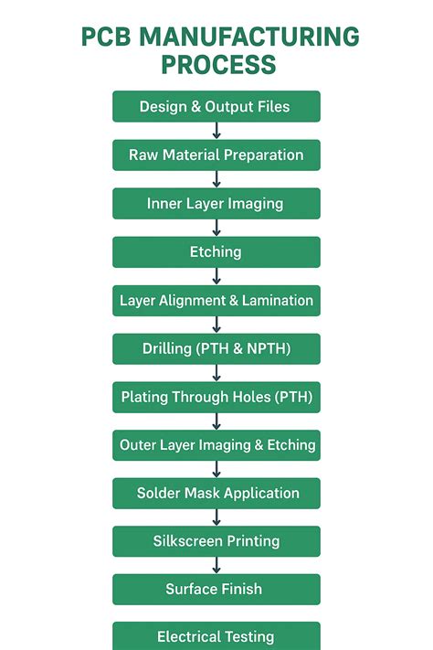 Pcb Manufacturing Process Step By Step Guide