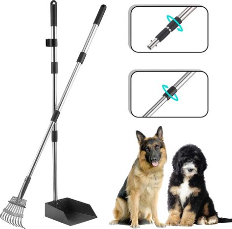 Bamda Dog Pooper Scooper 106cm Telescopic Pooper Scooper With