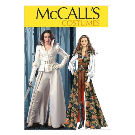 Patron McCall S 6819 E5 Manteau Haut Corset Et Ceinture