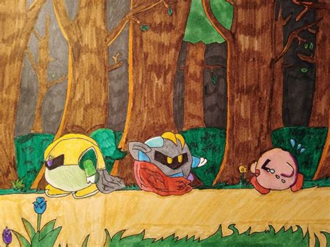 Sir Arthur Sir Nonsurat And Kirby In The Woods By Angelanuna On Deviantart