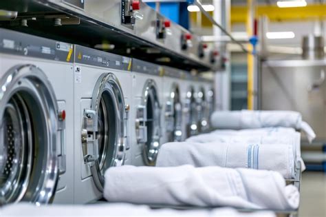Commercial Laundry Machines For Dry Cleaning Services With Ample Space