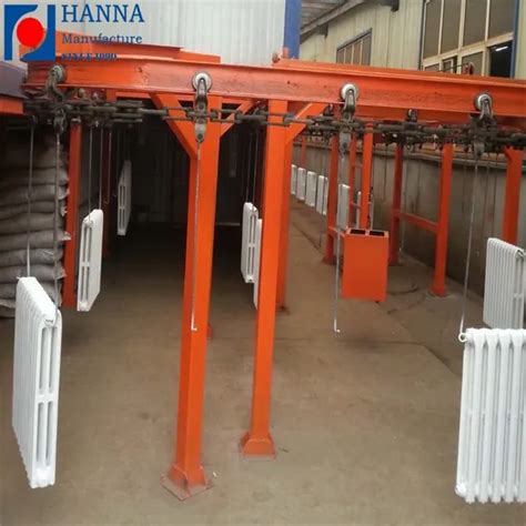 Automatic Radiator Fence Pillar Cabinet Chemical Industry Powder Coating Production Line