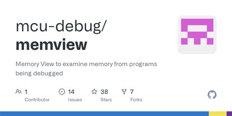 GitHub Mcu Debug Memview Memory View To Examine Memory From Programs