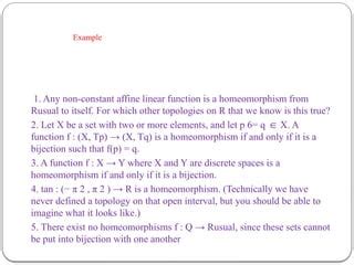 Continuity Homeomorphism Uniform Continuity Pptx