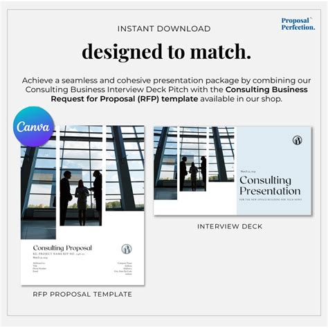 Canva Interview Deck Presentation Template For Professional Services Win Over Clients With Our