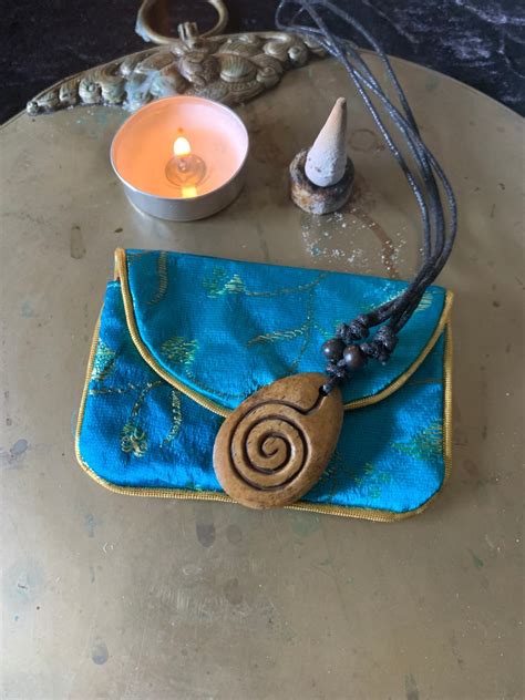 Witchcraft Health Spell Karma Protection Amulet Pendant Pagan Witchy