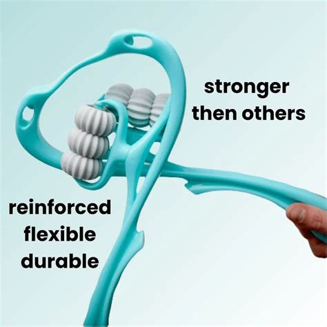 Neck Roller Massager 6 Wheel Pinpoint Roller Neck Spine Massage Tool
