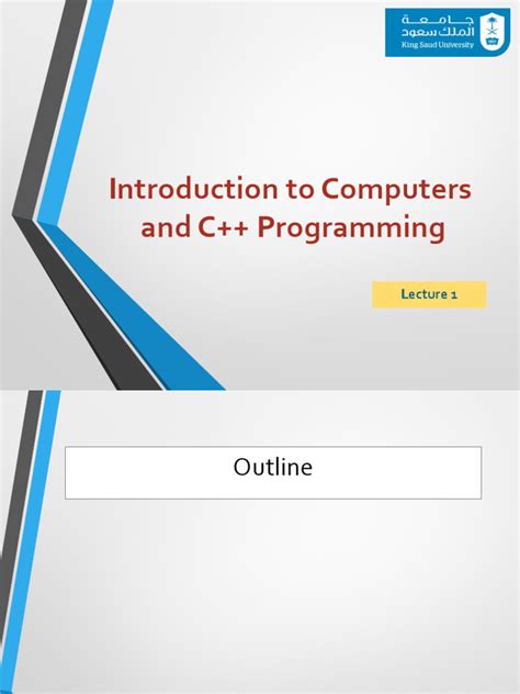 L1 Introduction To Computers And C Programming Download Free Pdf