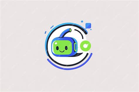 Bot Logo Design Concept Virtual Smart Assistant Bot Icon Robot Head With Speech Bubble Premium