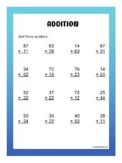 Nd Grade Math Worksheets