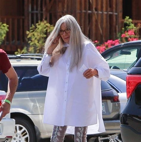 Diane Keaton Struts Around The Mack And Rita Set In Thigh High
