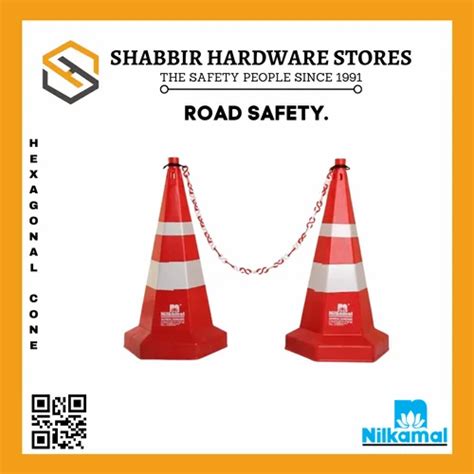 Nilkamal Traffic Cones At 550 Piece Rubber Base Traffic Cone In