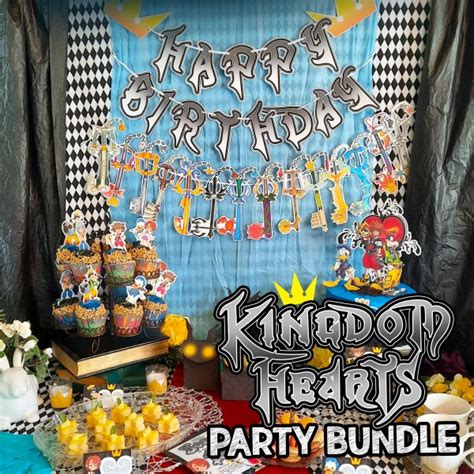 Kingdom Hearts Party Supplies • My Nerd Nursery