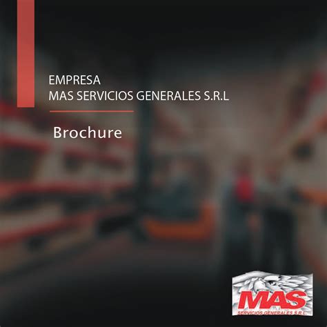 Brochure Empresa Materiales De Construcción Behance