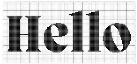 Diy Cross Stitch Font Generator Use Any Font