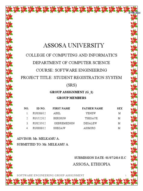 Software Engineer Ing Group Assignment Proposal Pdf Feasibility