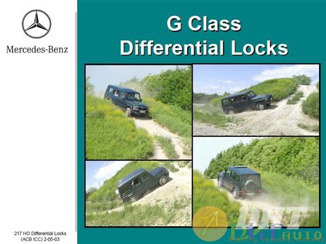 Mercedes Benz G Class Differential Locks Automotive Software Repair Manuals Coding Mercedes Benz G Class Differential Locks Automotive Software Repair Manuals Coding