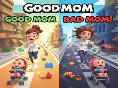 Good Mom Bad Mom 🕹️ Sgames에서 온라인으로 플레이