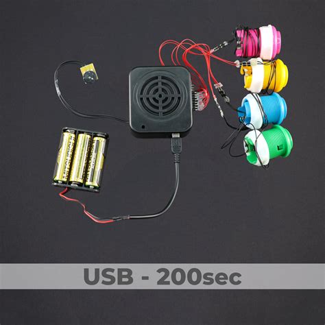 4 Button Sound Box USB Programmed 200 Sec BigDAWGS Greetings