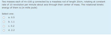 Solved The Rigid Object Shown Is Rotated About An Axis Chegg