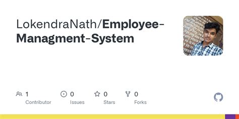 GitHub LokendraNath Employee Managment System