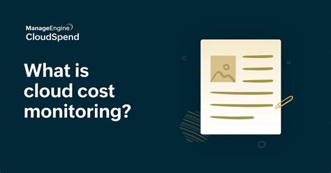 What Is Cloud Cost Monitoring Manageengine Blog