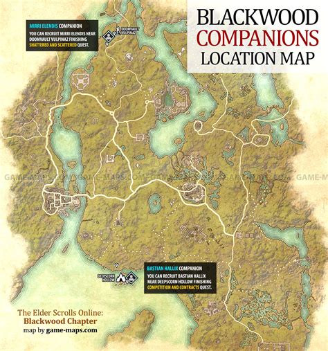 Eso Blackwood Public Dungeon Locations The Rift Map The Elder