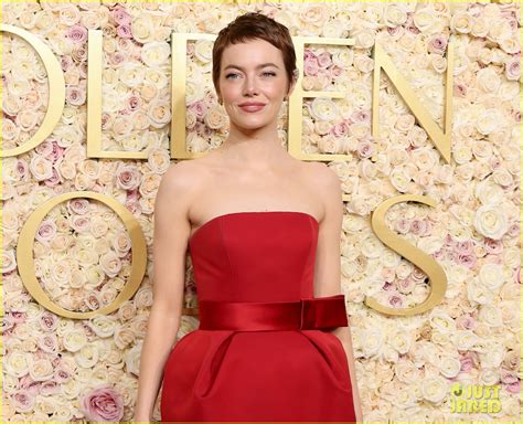 Emma Stone Debuts Pixie Haircut At Golden Globes 2025 Photo 5112639