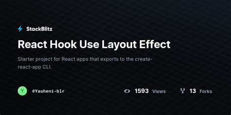 React Hook Use Layout Effect Stackblitz