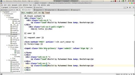 81 python web django customize user side youtube