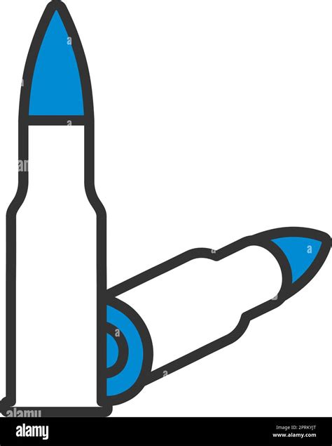 Icon Of Rifle Ammo Stock Vector Image And Art Alamy