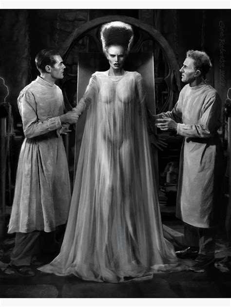 The Bride Of Frankenstein Sticker For Sale By Joe Roberts Bride Of
