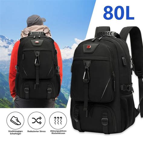 Nulsta Reiserucksack Großer Laptop Rucksack 17 Zoll Business Arbeit Mit